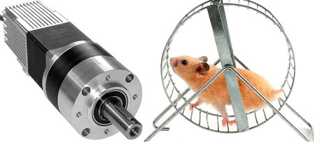 The Brushless DC Motor vs. a Hamster on a Wheel