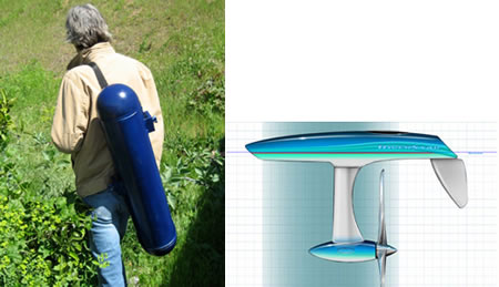 Portable and compact Backpack Power Plant generates hydroelectricity