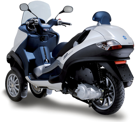 Piaggio's latest hybrid three wheeled scooter is all set for Europe